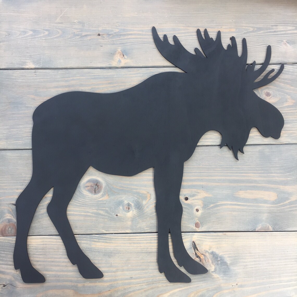 Moose Sign // Wood Moose //christmas Decor // Holiday Decor // - Etsy