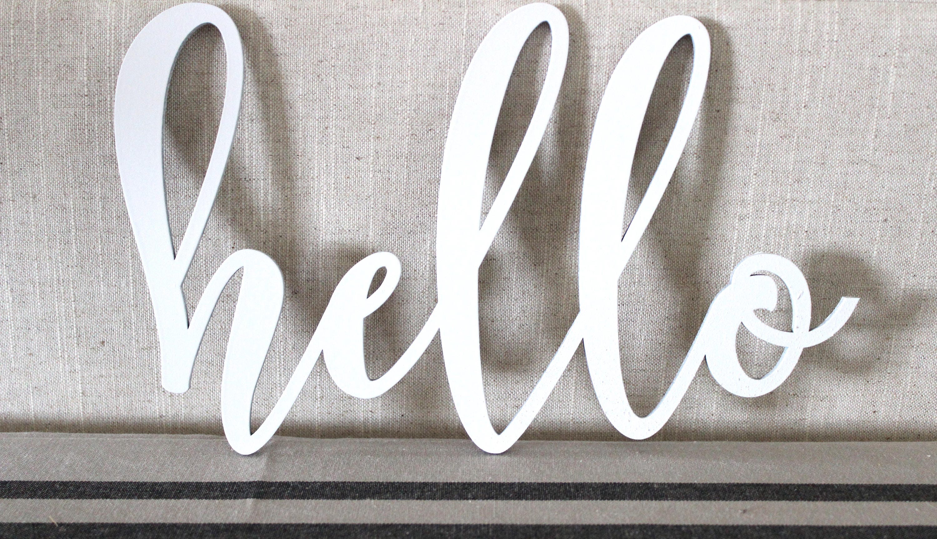 Hello Sign // Wood Hello Sign //porch Decor // Welcome Decor - Etsy