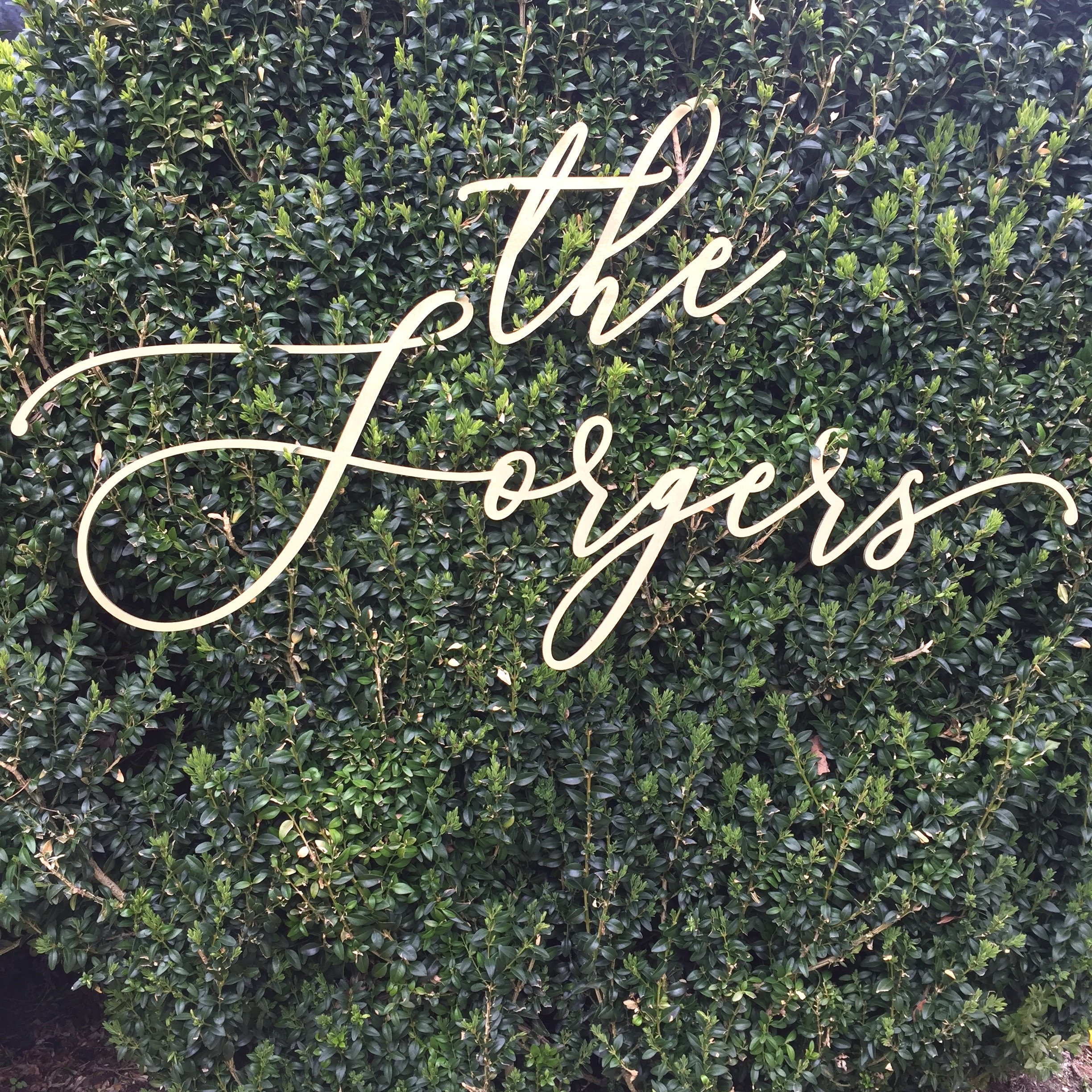 Large Custom Elegant Name Sign / Wedding Sign / Custom Name - Etsy