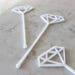 Diamond Drink Stirrers // Drink Stirrers // Bridal Shower // Engagement ...