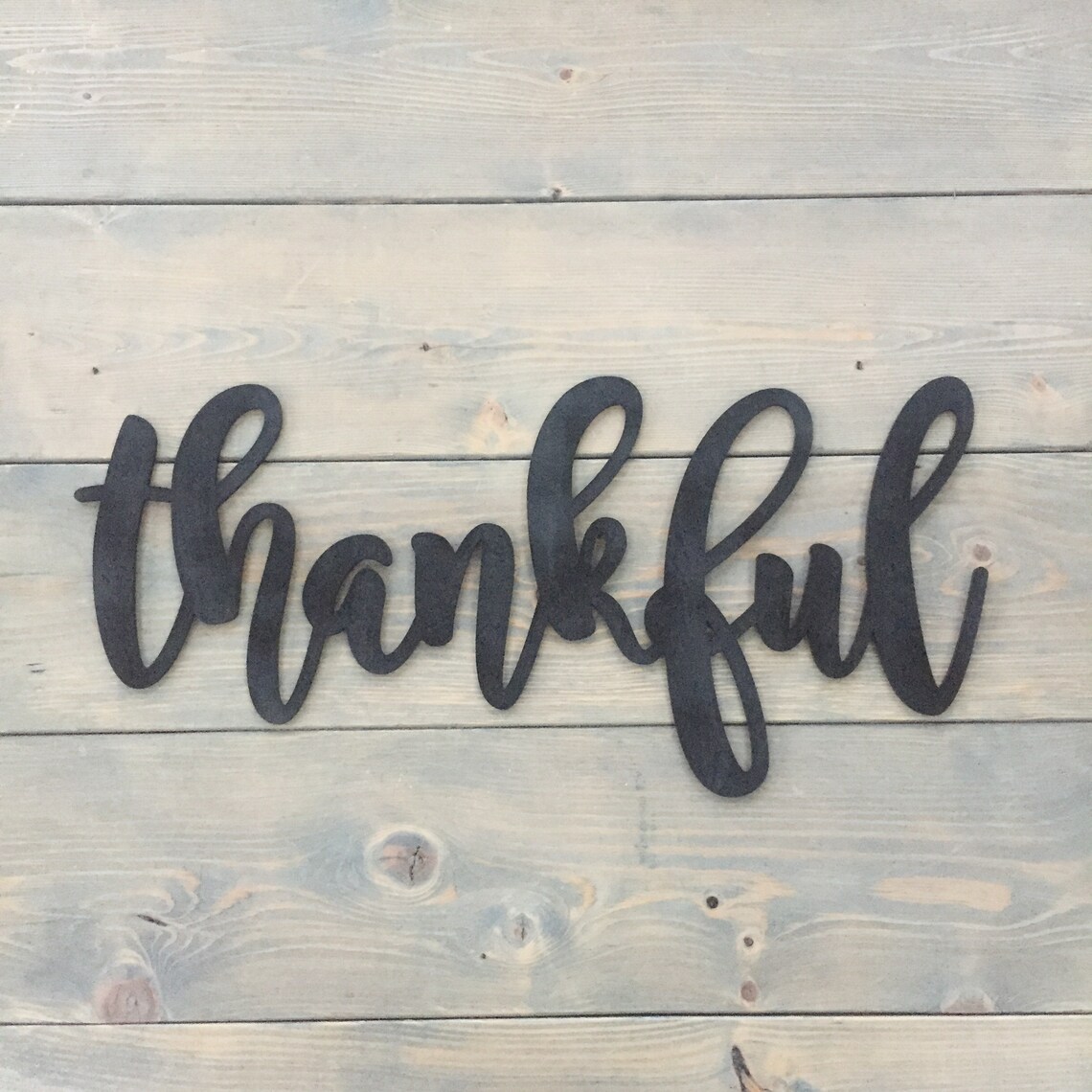 Thankful Sign, Wooden Thankful Sign, Fall Décor, Thanksgiving Décor ...