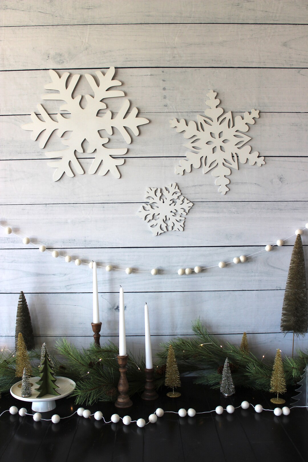 Snowflake Signs, Wood Snowflakes, Acrylic Snowflake, Christmas Decor ...