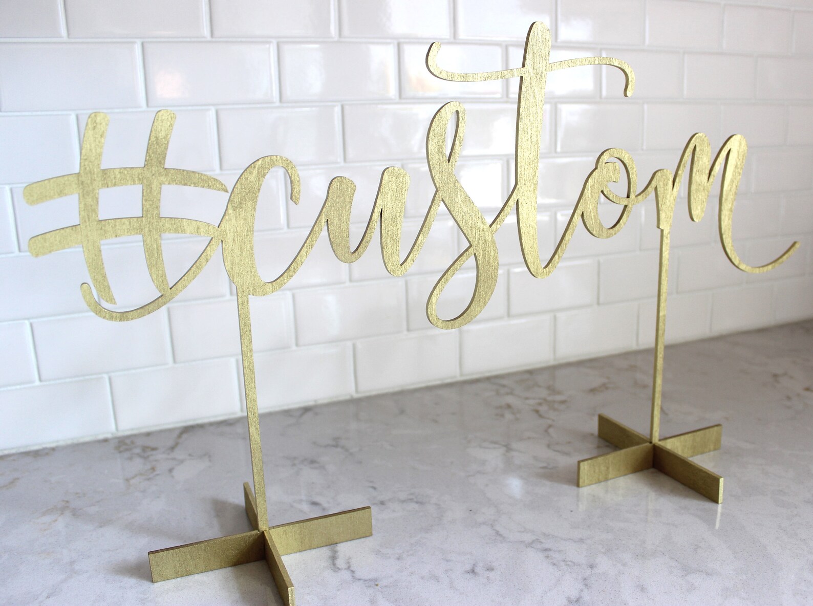 Custom Hashtag Laser Cut Name Sign // Personalized Wedding - Etsy