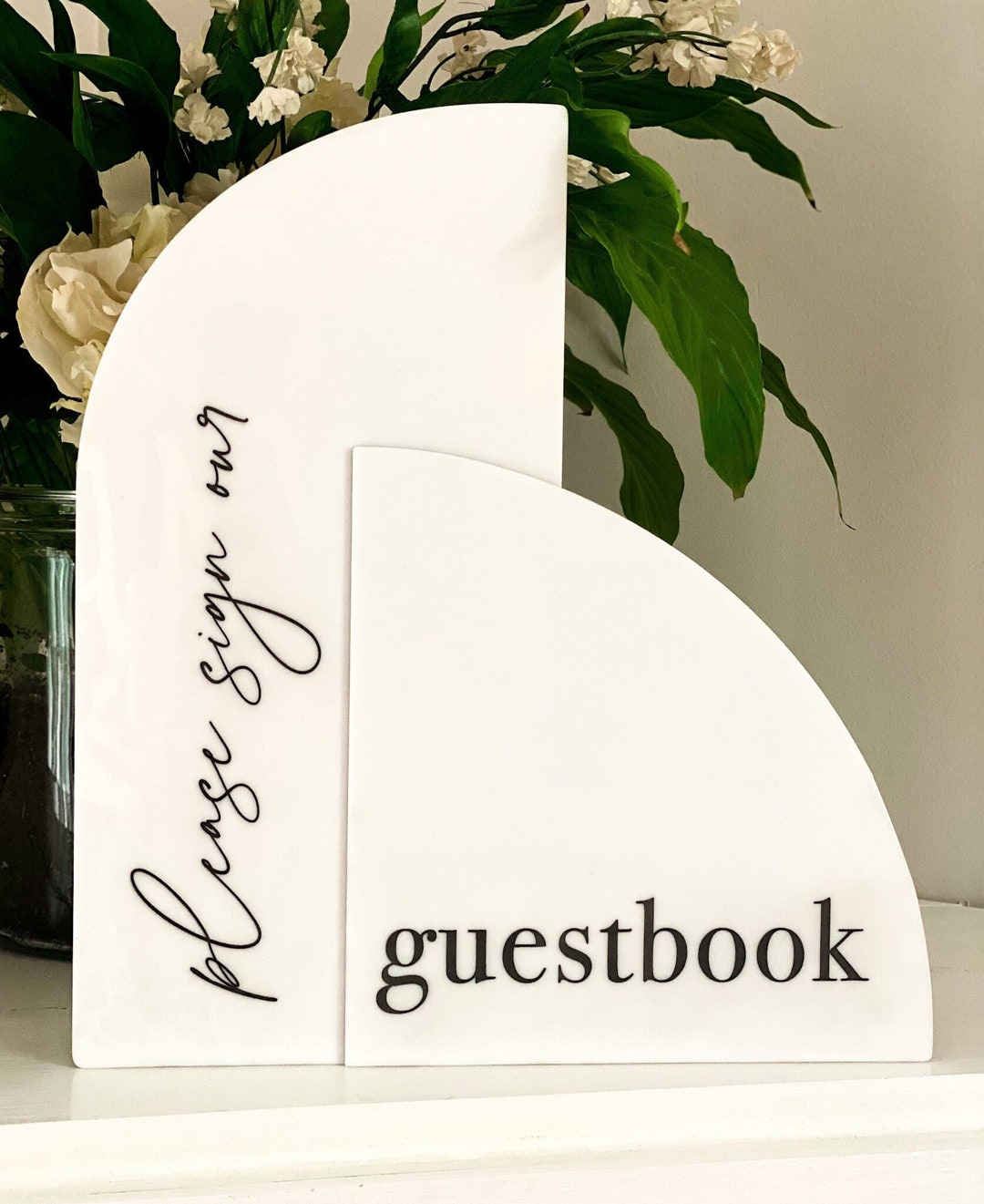 Guestbook Sign / Please Sign Our Guestbook / Wedding Guestbook ...