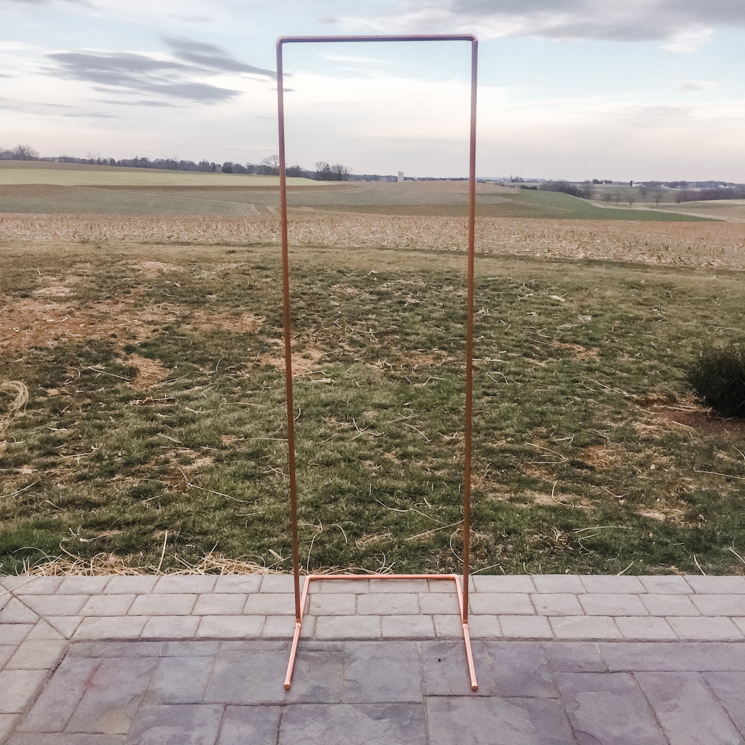 Slim Copper Stand, Wedding Welcome Stand, Wedding Sign Stand, Ceremony ...
