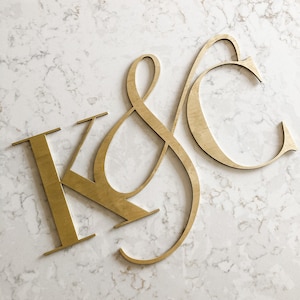 Custom Initials Sign / Wedding Sign / Custom Monogram / Custom Initials ...