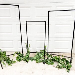 Black Stand Sign Holder Set, Wedding Sign Holder, Acrylic Sign Holder ...