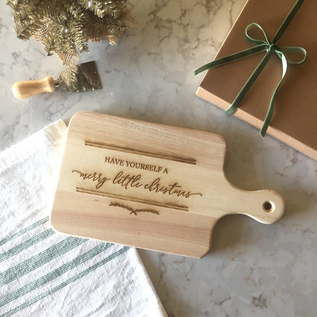 Have Yourself a Merry Little Christmas Cutting Board // Holiday ...