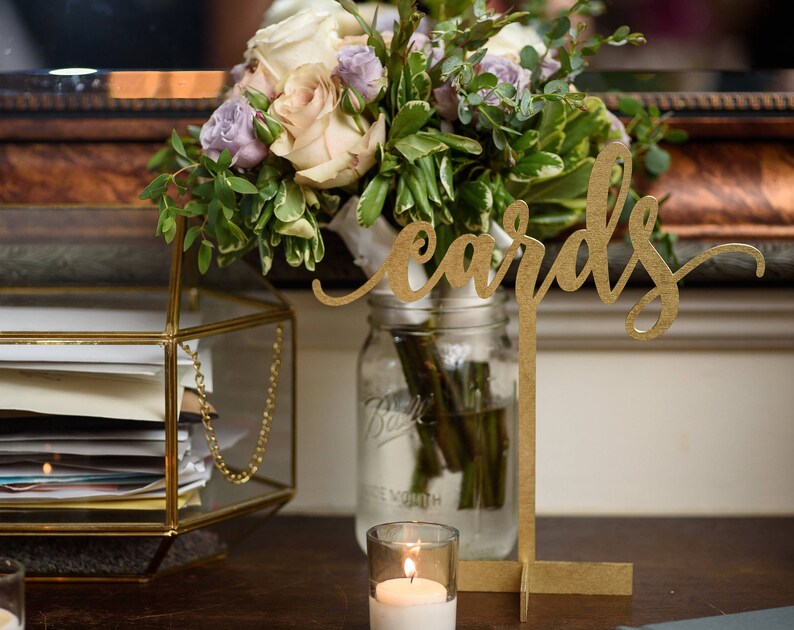 Card Sign for Wedding Gifts / Wedding Sign / Wedding Decor / - Etsy