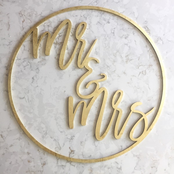 Mr and Mrs Wedding Signs - Etsy