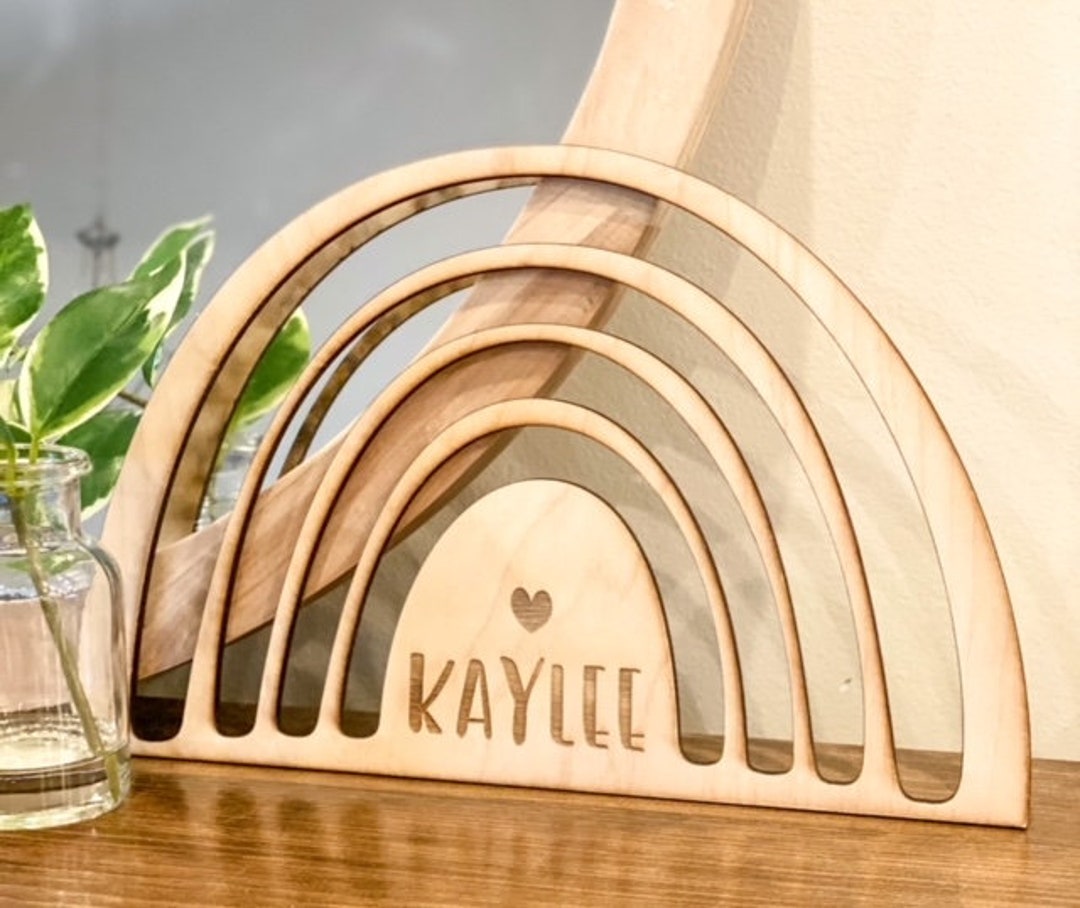 Custom Rainbow Name Sign / Rainbow Baby Sign / Custom Name Sign ...