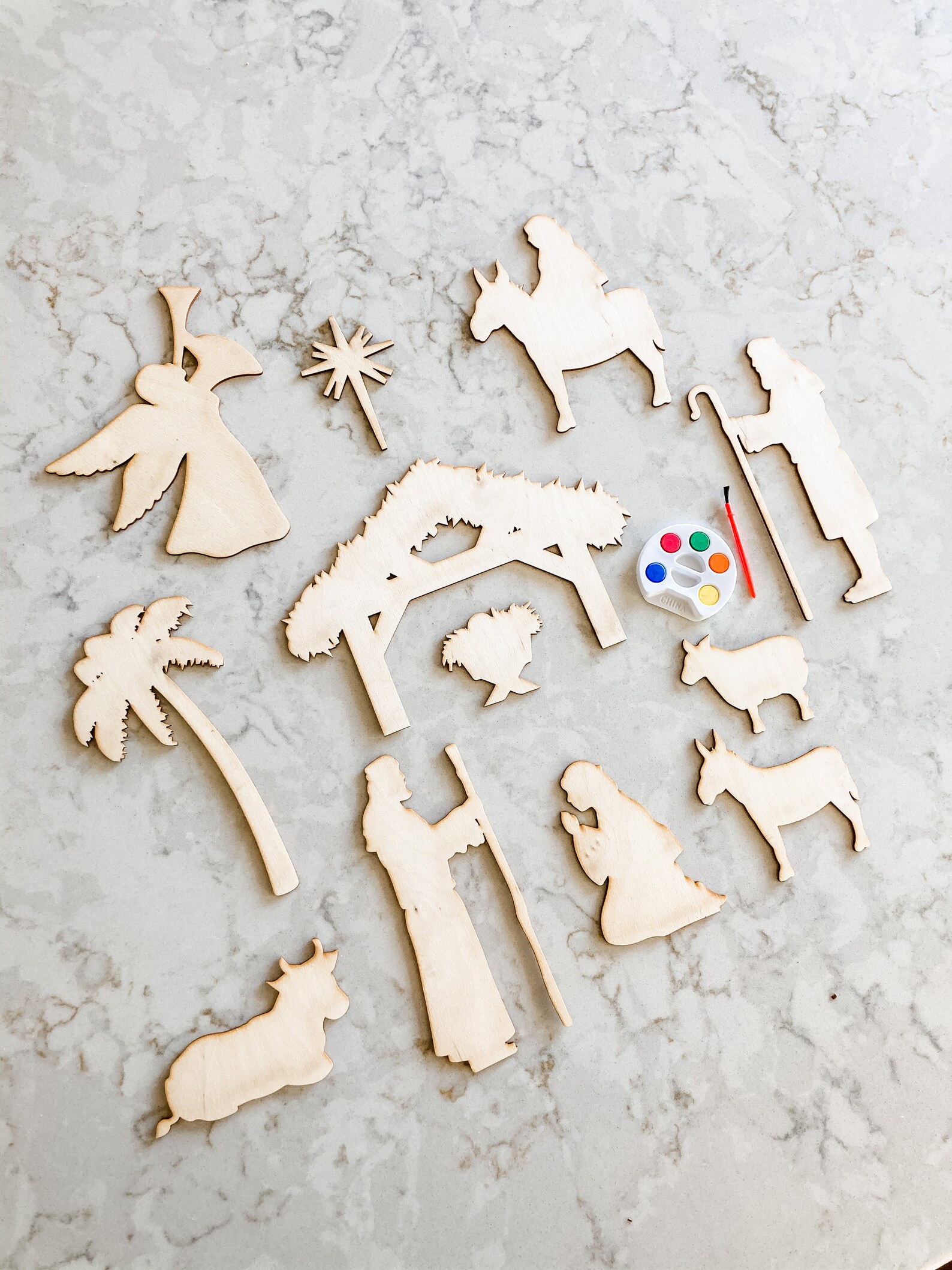 Nativity Paintable Set // Paintable Set // Christmas Set // Christmas ...