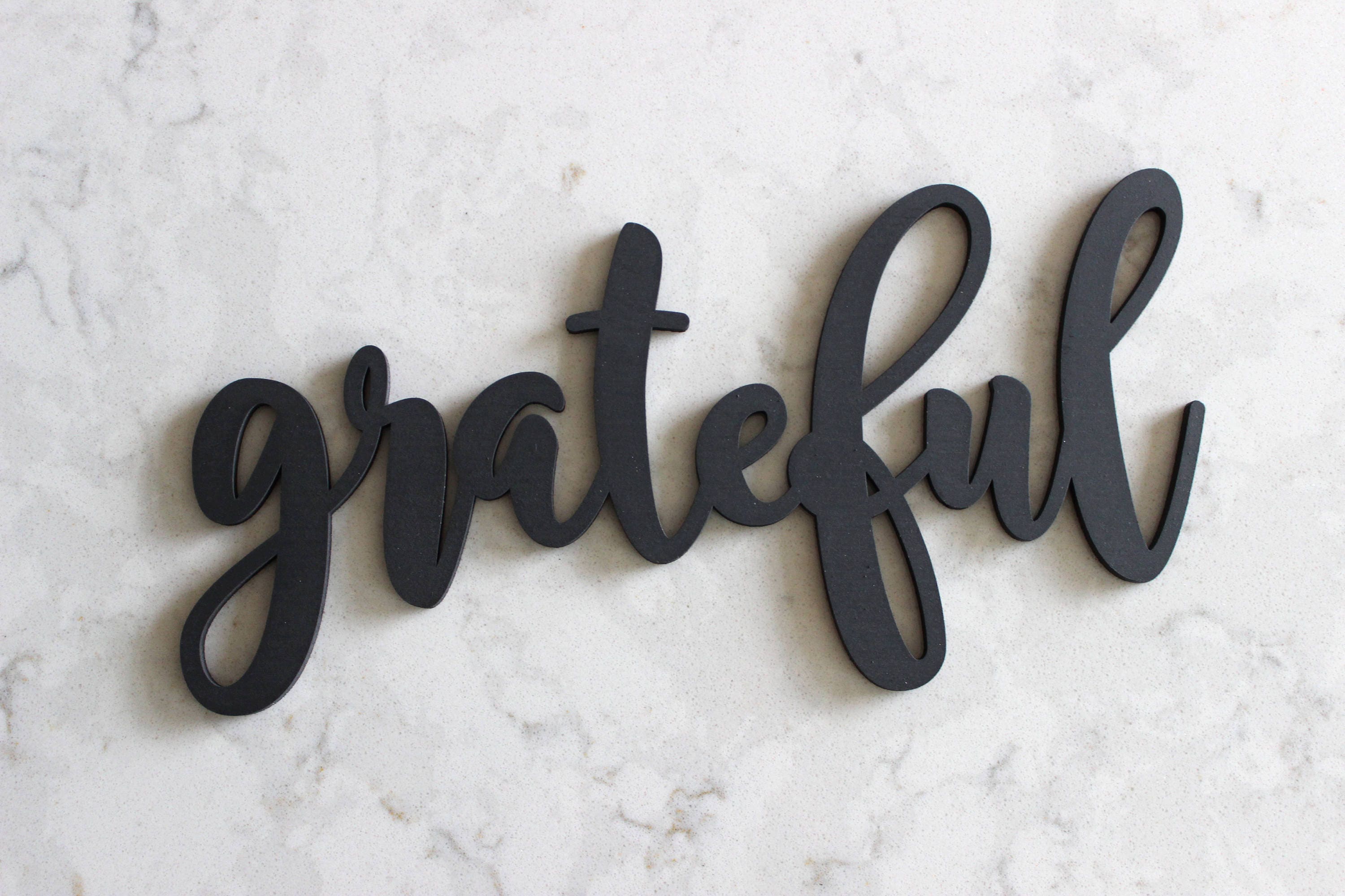 Grateful Sign // Wood Thankful Sign //fall Decor//thanksgiving - Etsy