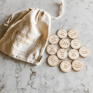 Kindness Coins // Sibling Gift // Serving Gift // Christmas Gift ...
