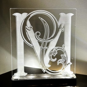 LED Monogram, Wedding Monogram, Personalized LED Monogram, Head Table ...