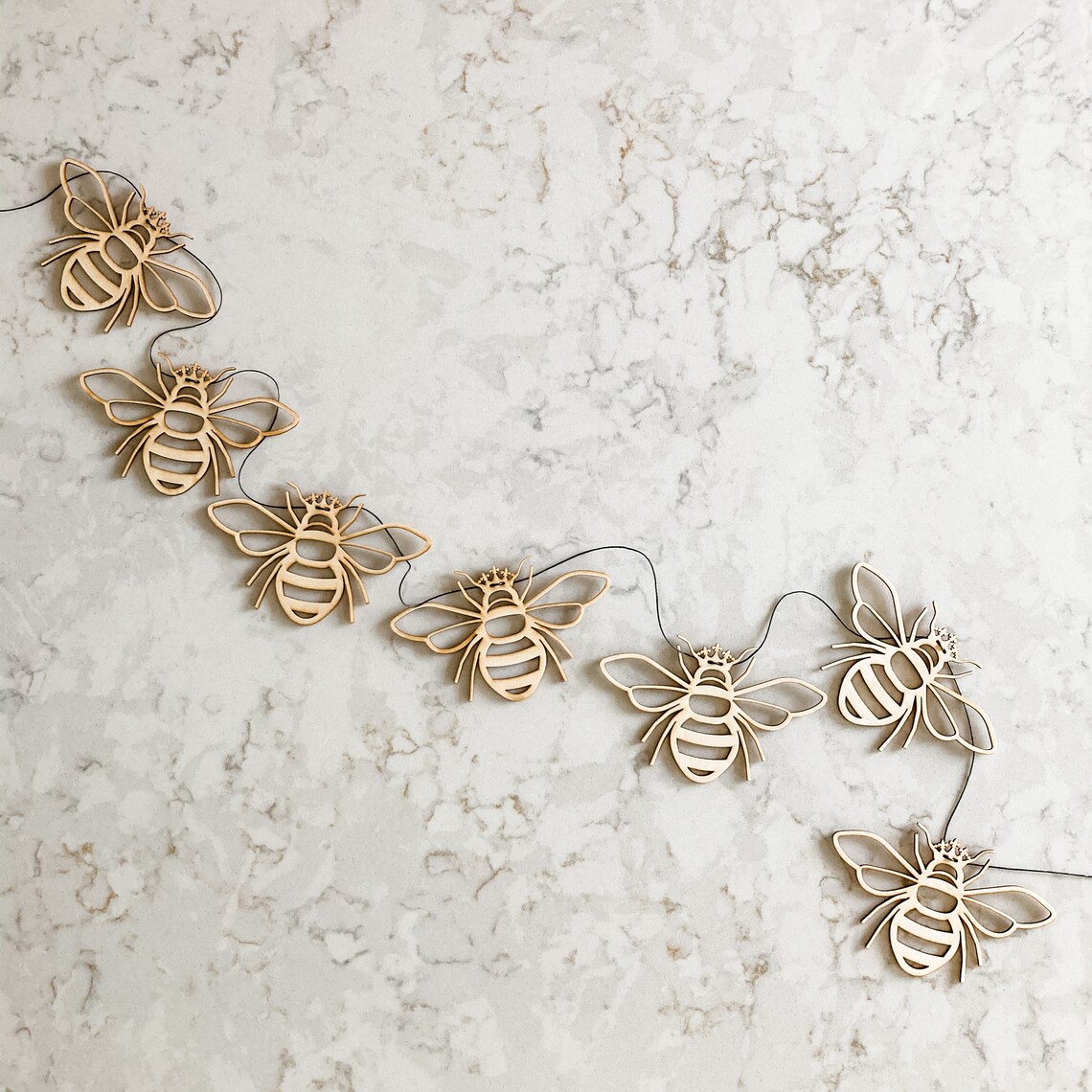 Queen Bee Garland // Queen Bee Bunting // Bee Banner // Bee | Etsy