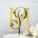 Gold Mirror Monogram Cake Topper, Monogram Custom Topper, Custom ...