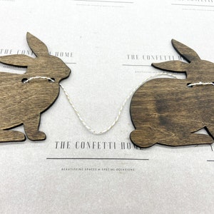 Rabbit Garland // Bunny Bunting // Bunny Banner // Bunny Garland ...