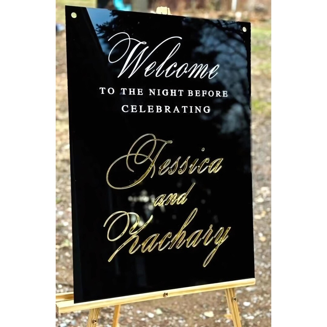 Welcome to the Night Before Sign, Custom Night Before Sign, Welcome ...