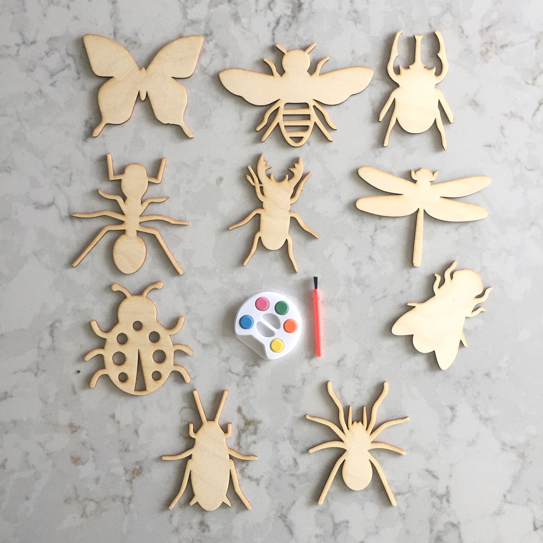 Paintable Set // Bird Set // Sweets Set // Bug Set // Birthday Party ...