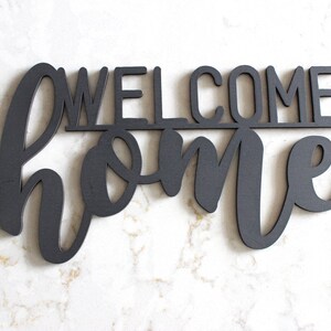 Welcome Home Sign, Home Sign, Porch Decor, Welcome Decor, Rustic Wood ...