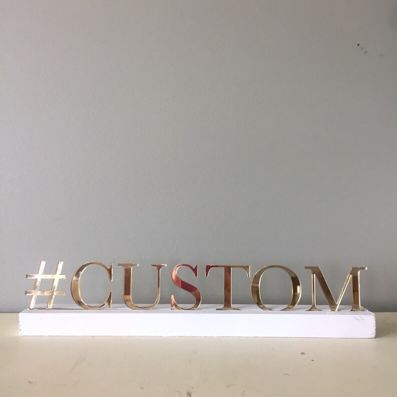 Custom Hashtag Laser Cut Name Sign // Personalized Wedding - Etsy