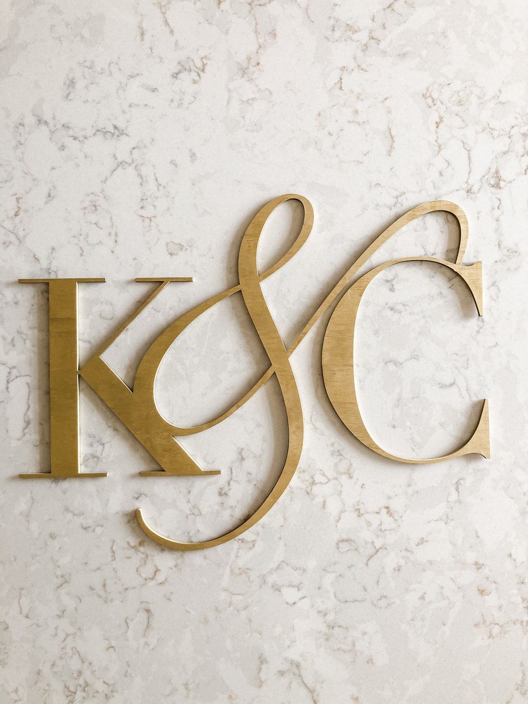 Custom Initials Sign / Wedding Sign / Custom Monogram / Custom Initials ...