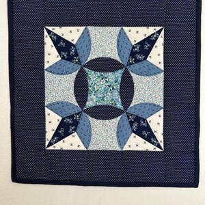 Quilted Table Topper, Centerpiece Mat, Panel Quilt, Table Topper Quilt ...