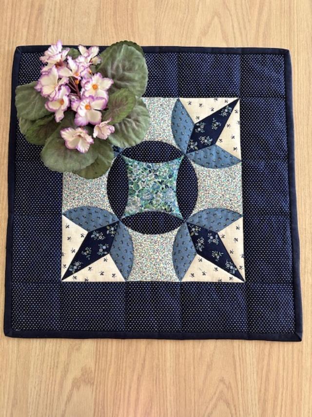 Quilted Table Topper, Centerpiece Mat, Panel Quilt, Table Topper Quilt ...