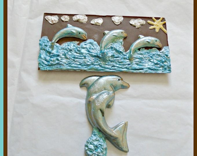 Dolphin Gift/chocolate Dolphin Birthday Gift/edible Dolphin/sea/ocean ...