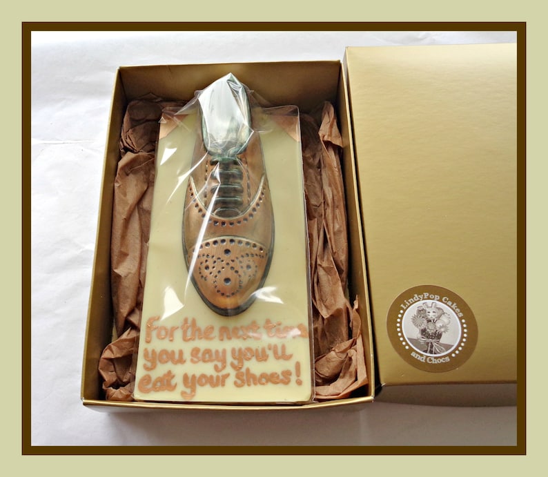 Mens Chocolate Shoe Gift/Male Shoe Lover/Brogues/Smart | Etsy