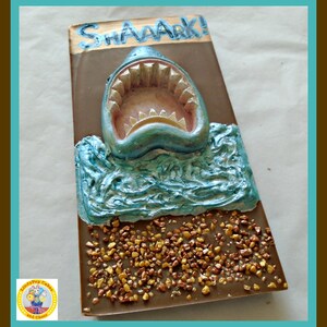 Shark Gift/chocolate Shark/jaws Chocolate Gift/edible Shark Lollipop ...