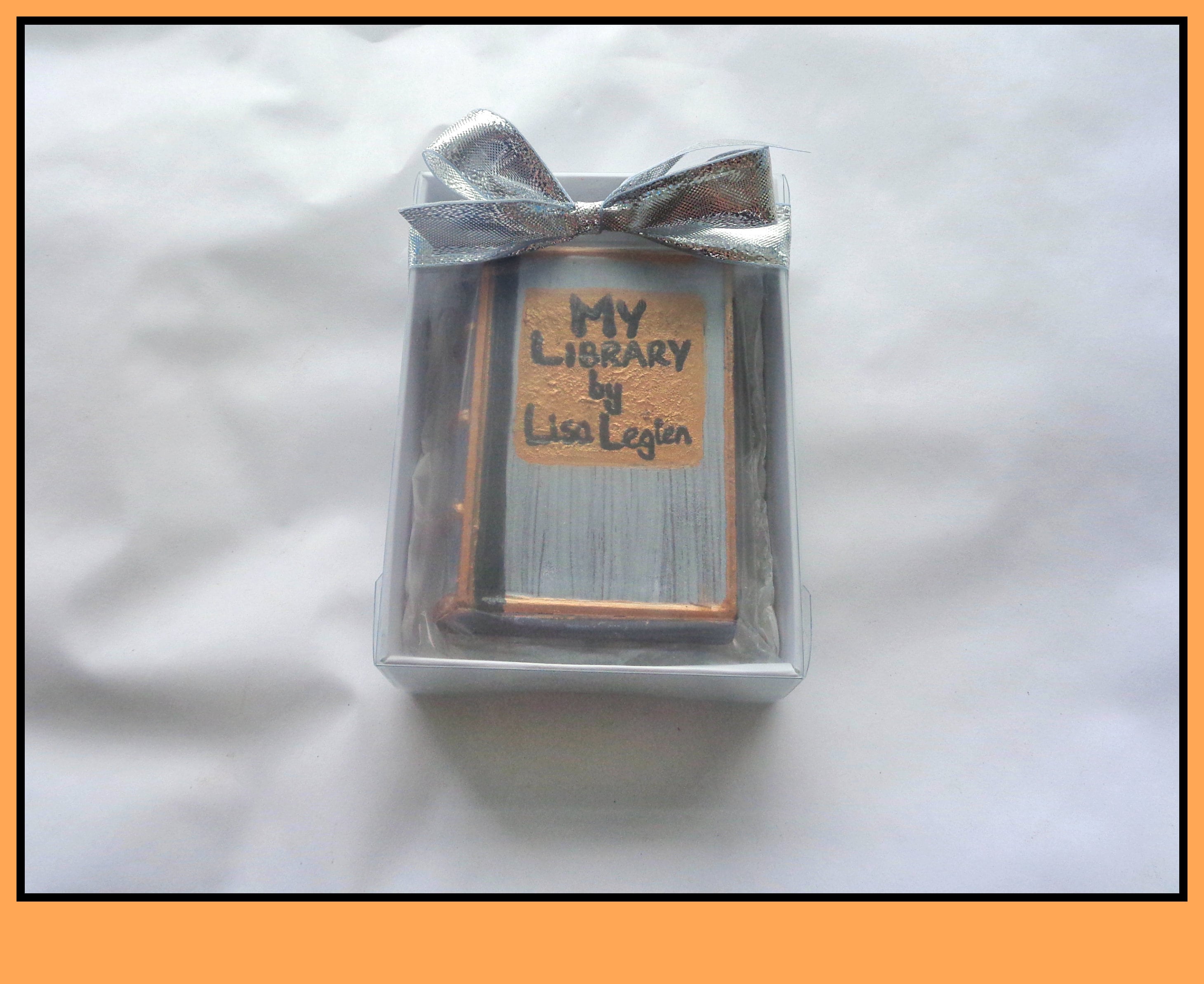 Personalised Mini Chocolate Book: Edible Cake Topper for Bookworm ...