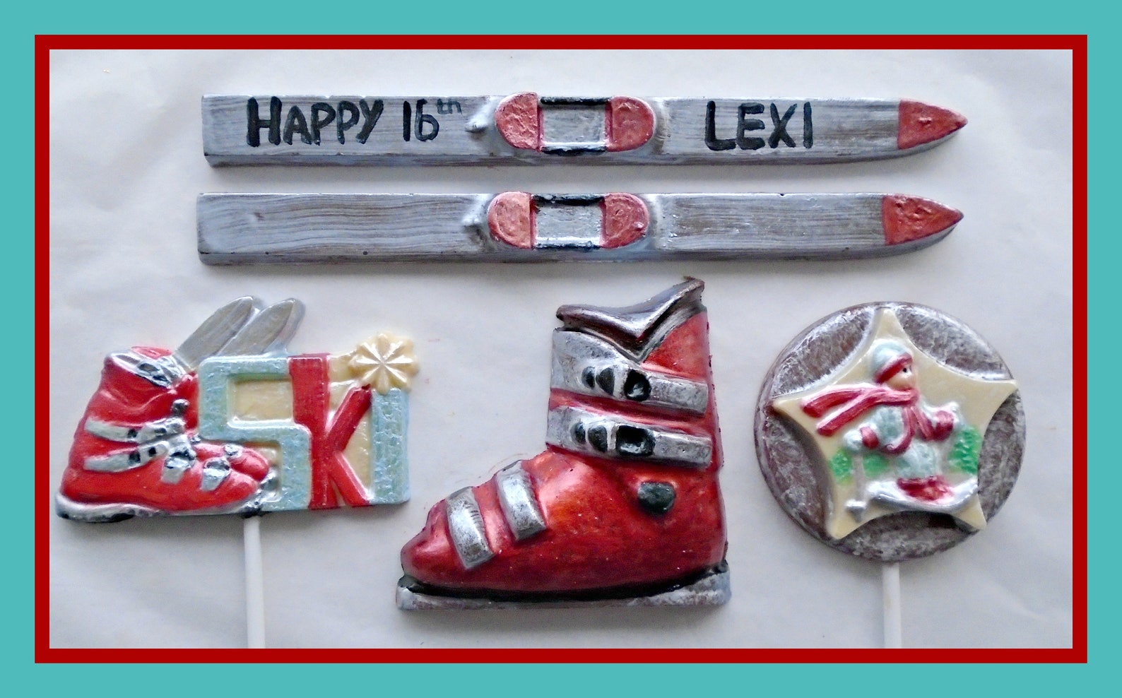 Ski Gift Chocolate Gift/skiing/skier/ski Boots/skis/winter - Etsy