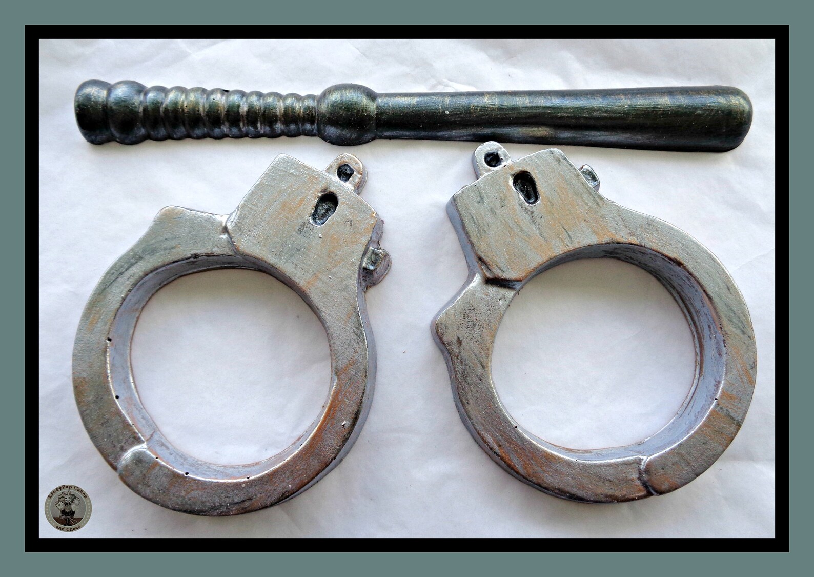 Chocolate Handcuffs/edible Hand Cuffs/cake Topper/cake - Etsy