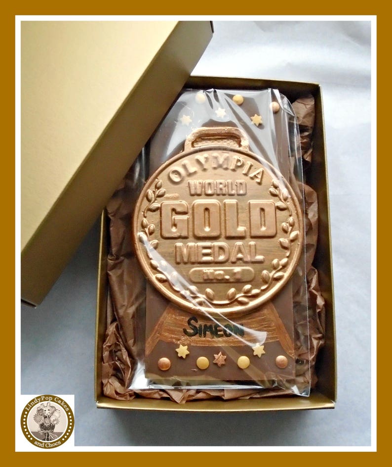 Chocolate Medal/sports Medal/edible Gold Medal/pretend Olympic - Etsy