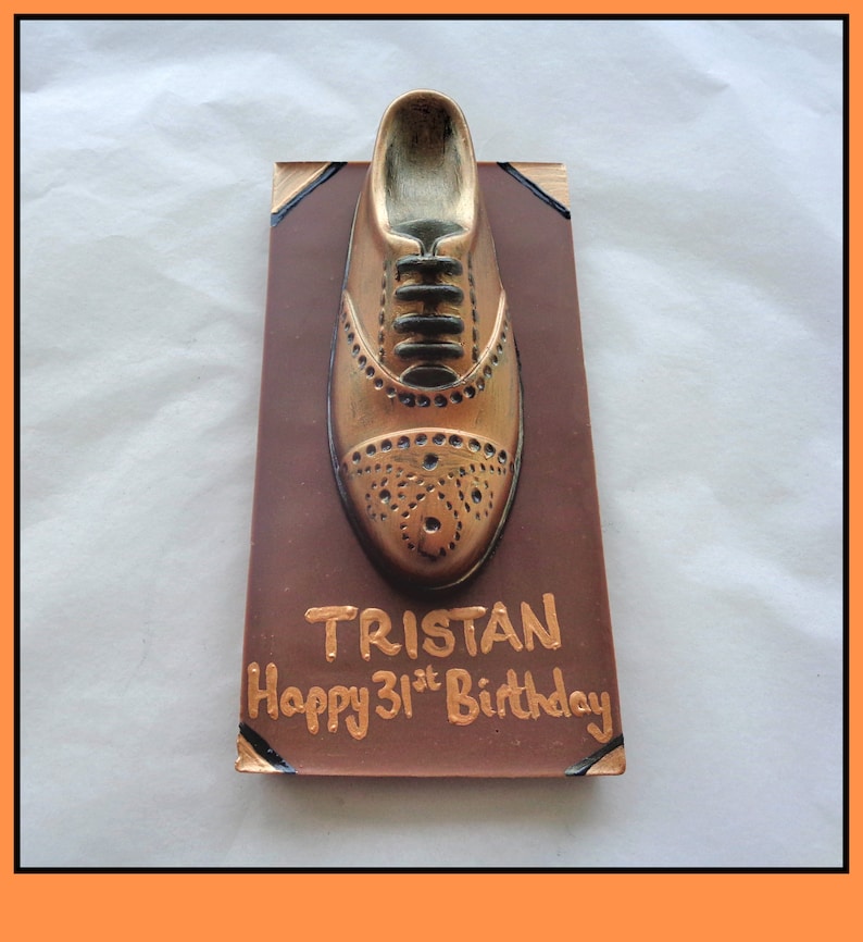 Mens Chocolate Shoe Gift/male Shoe Lover/brogues/smart - Etsy