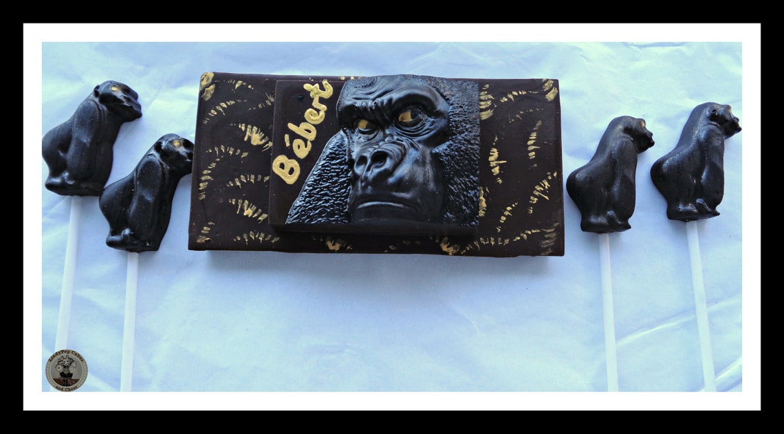 Gorilla Gift/chocolate Gorilla/mountain Gorilla/edible Gorilla - Etsy