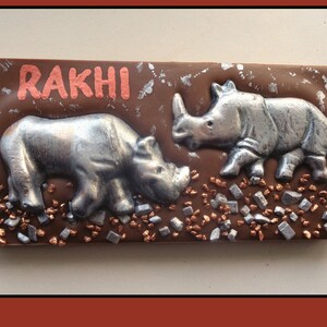 Rhino Gift/chocolate Rhino/edible Rhinoceros/african Animal/kenya ...