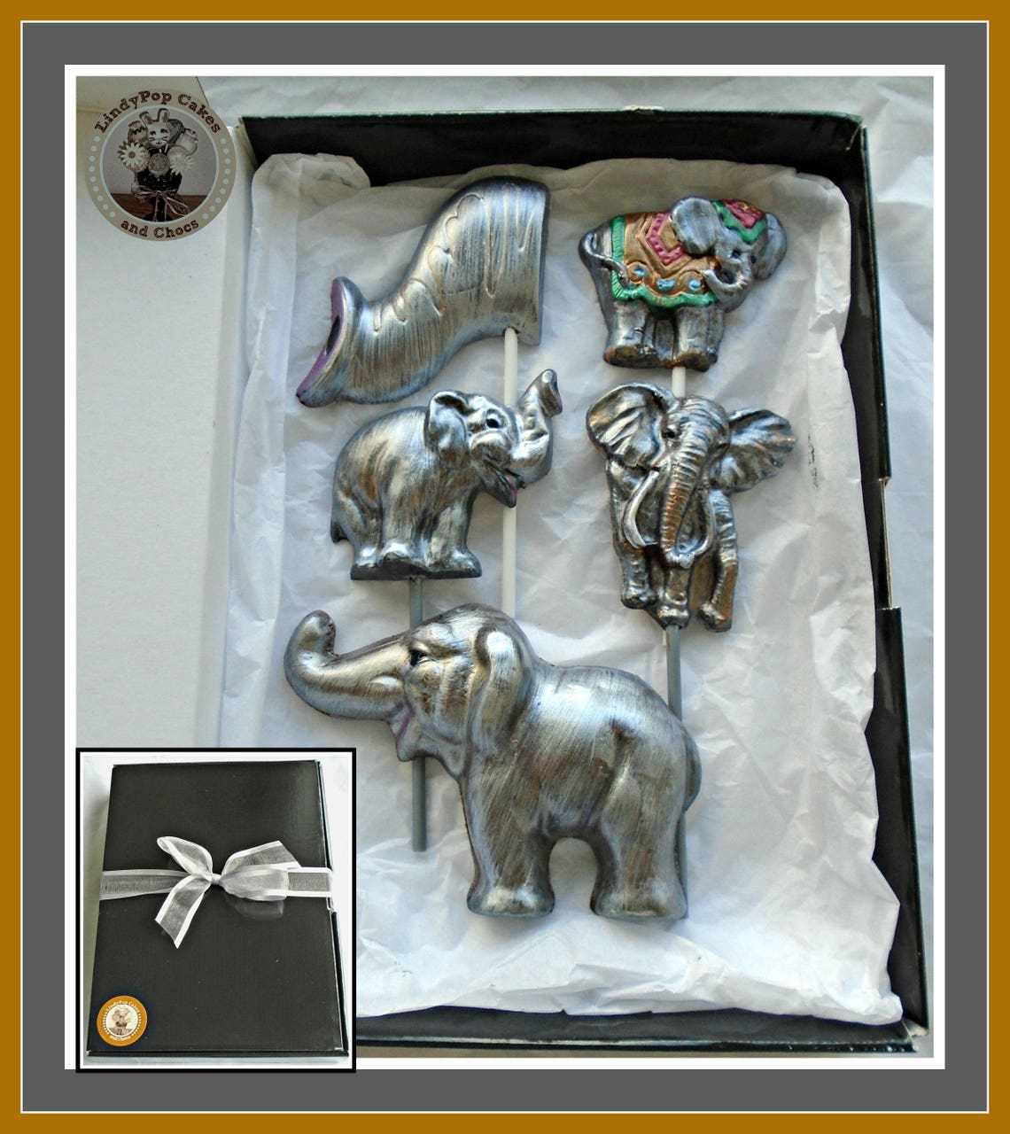 Elephant Gift/chocolate Elephant/edible Elephant/chocolate - Etsy