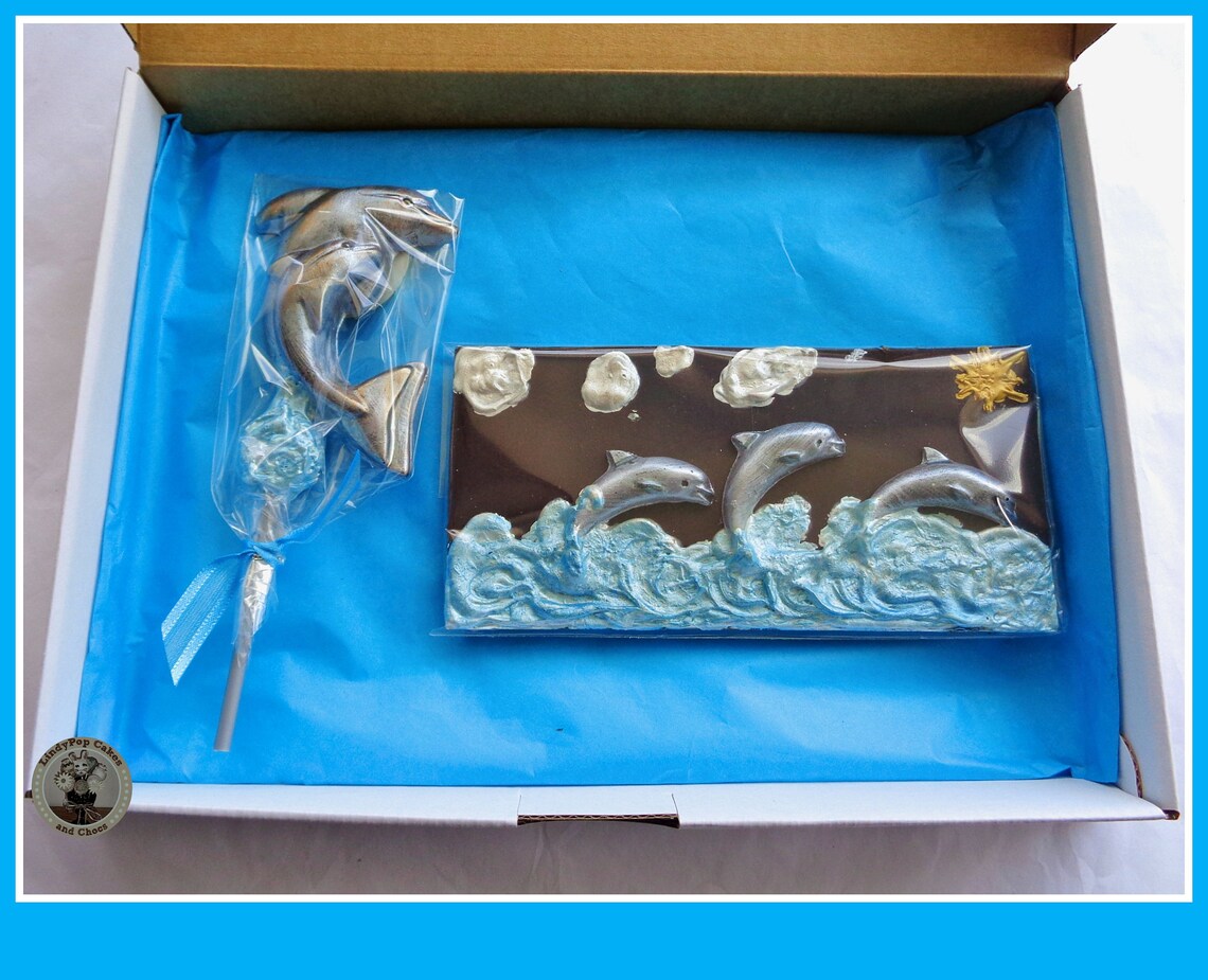 Dolphin Gift/chocolate Dolphin Birthday Gift/edible | Etsy