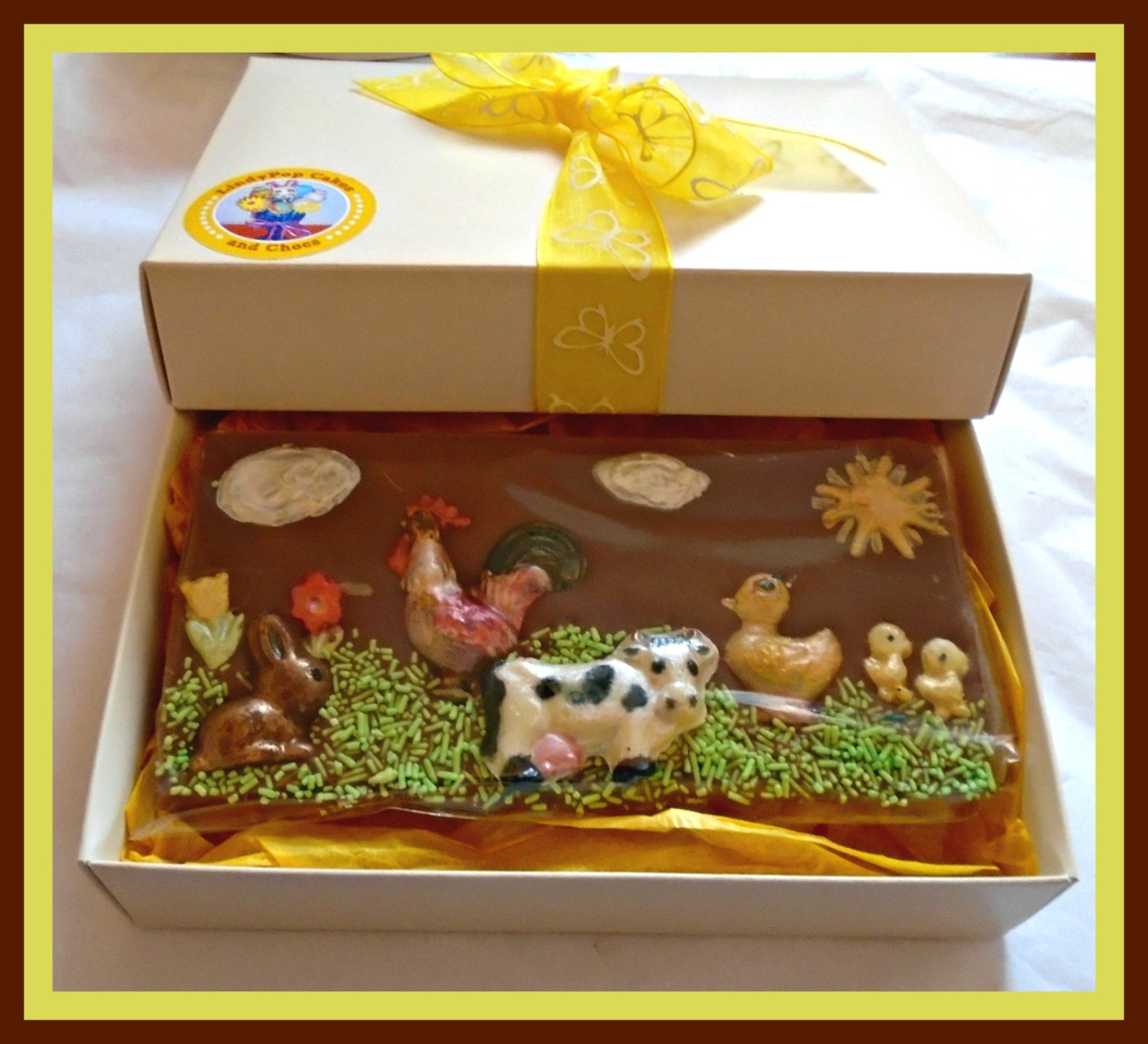 Farm Animals Chocolate Gift/Farmyard/Farmer/Farm Party/Kids | Etsy