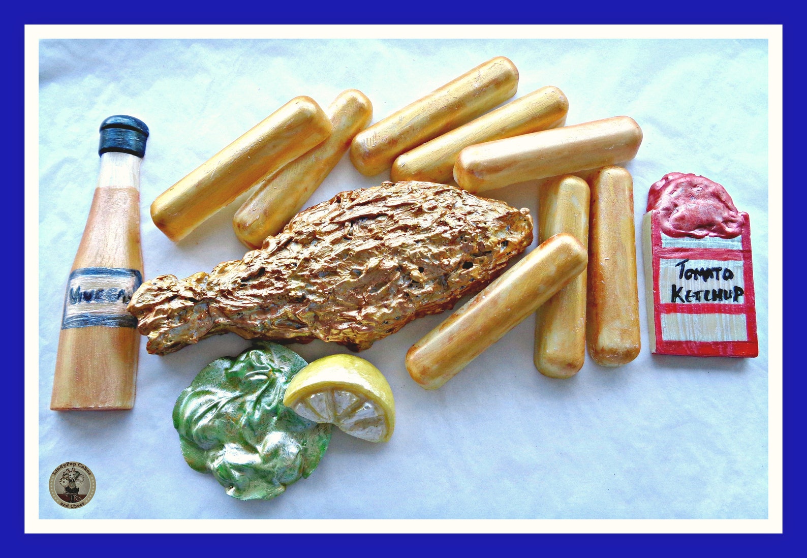 Fish and Chips Chocolate Gift/british Food/chip Shop/salt - Etsy