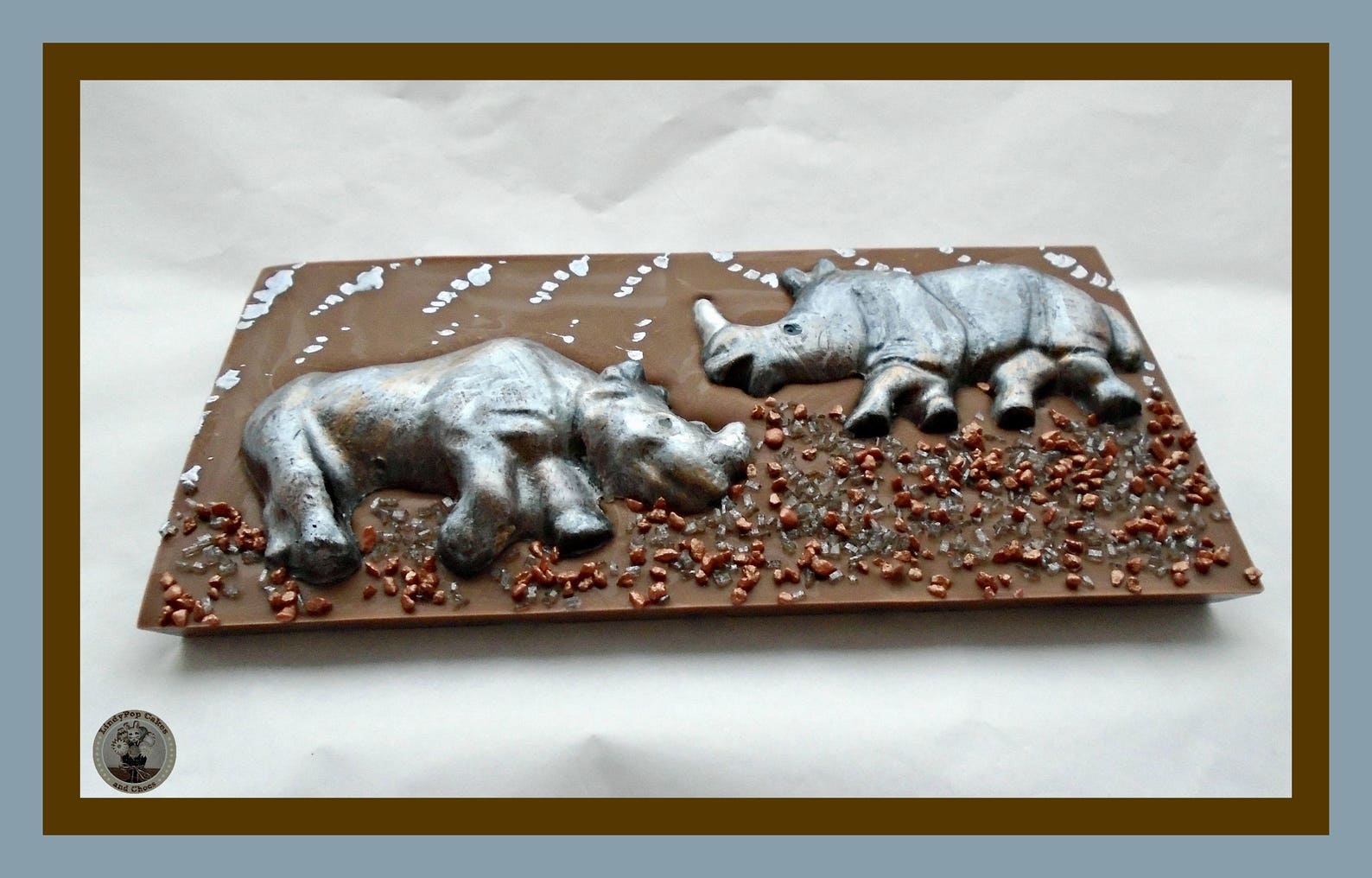 Rhino Gift/chocolate Rhino/edible Rhinoceros/african | Etsy