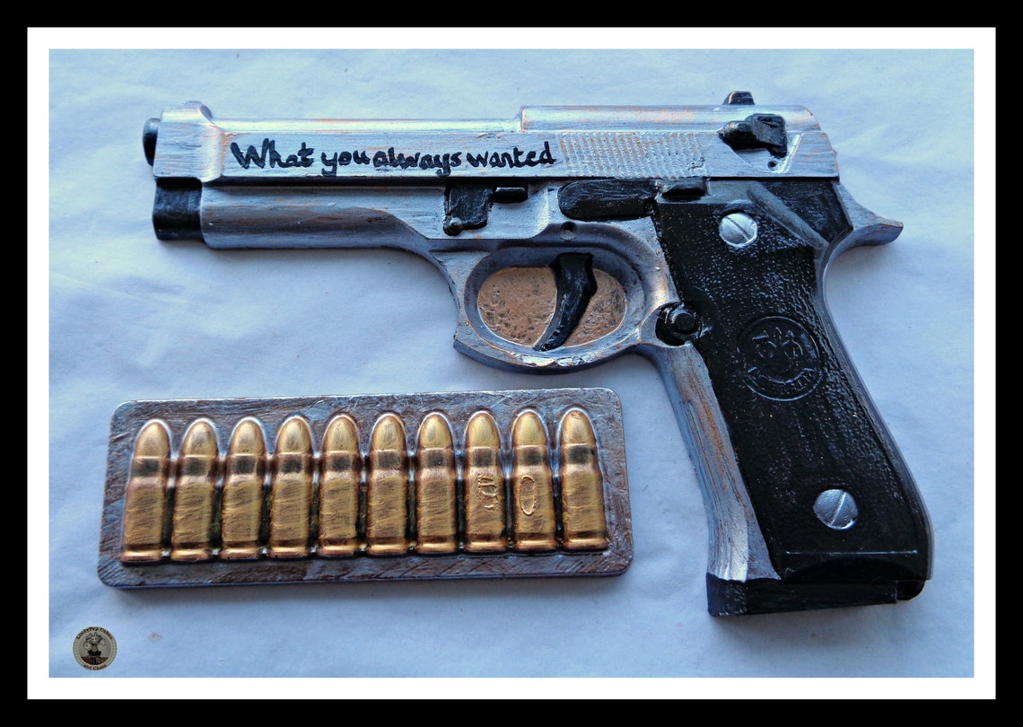Chocolate Gun/edible Pistol/military Weapons/army - Etsy