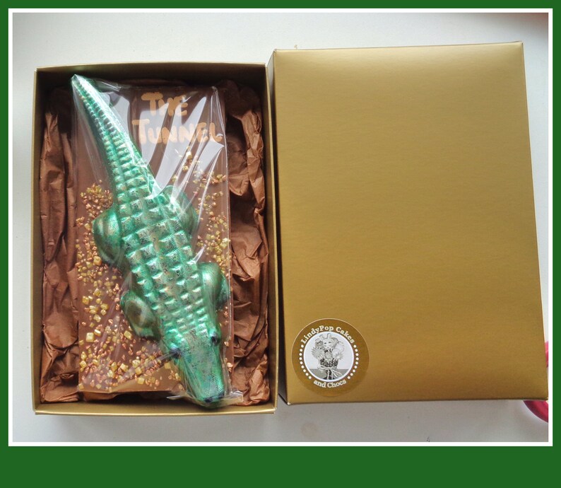 Crocodile Gift/chocolate Crocodile Alligator/gift | Etsy