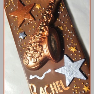 Saxophone Chocolate Gift/jazz Music/sax Player/musician/jazz Band/brass ...