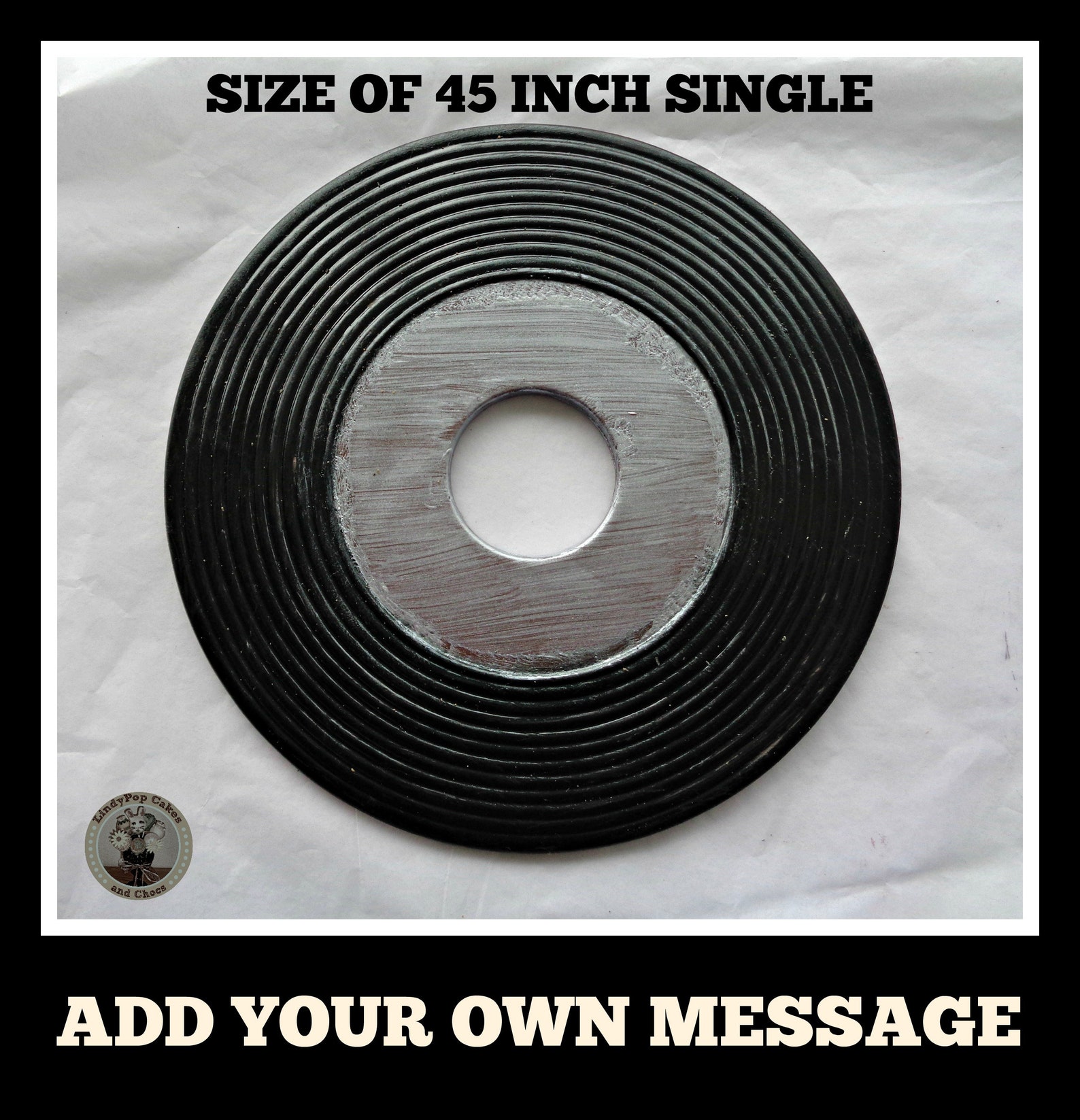 Vinyl Record Chocolate Gift/personalised Vinyl/edible Vinyl - Etsy