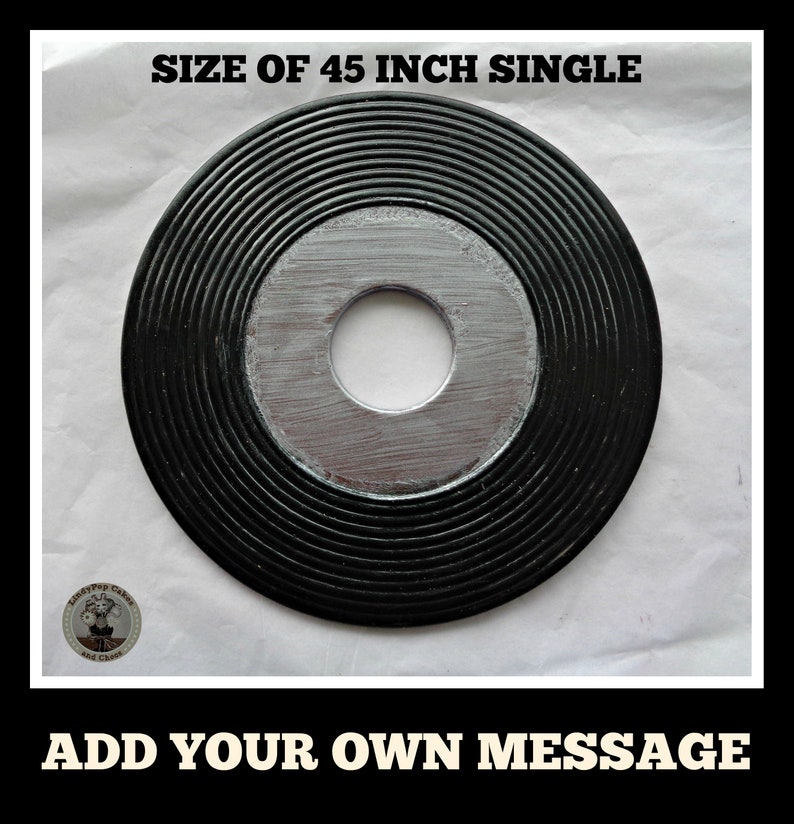 Vinyl Record Chocolate Gift/personalised Vinyl/edible Vinyl - Etsy