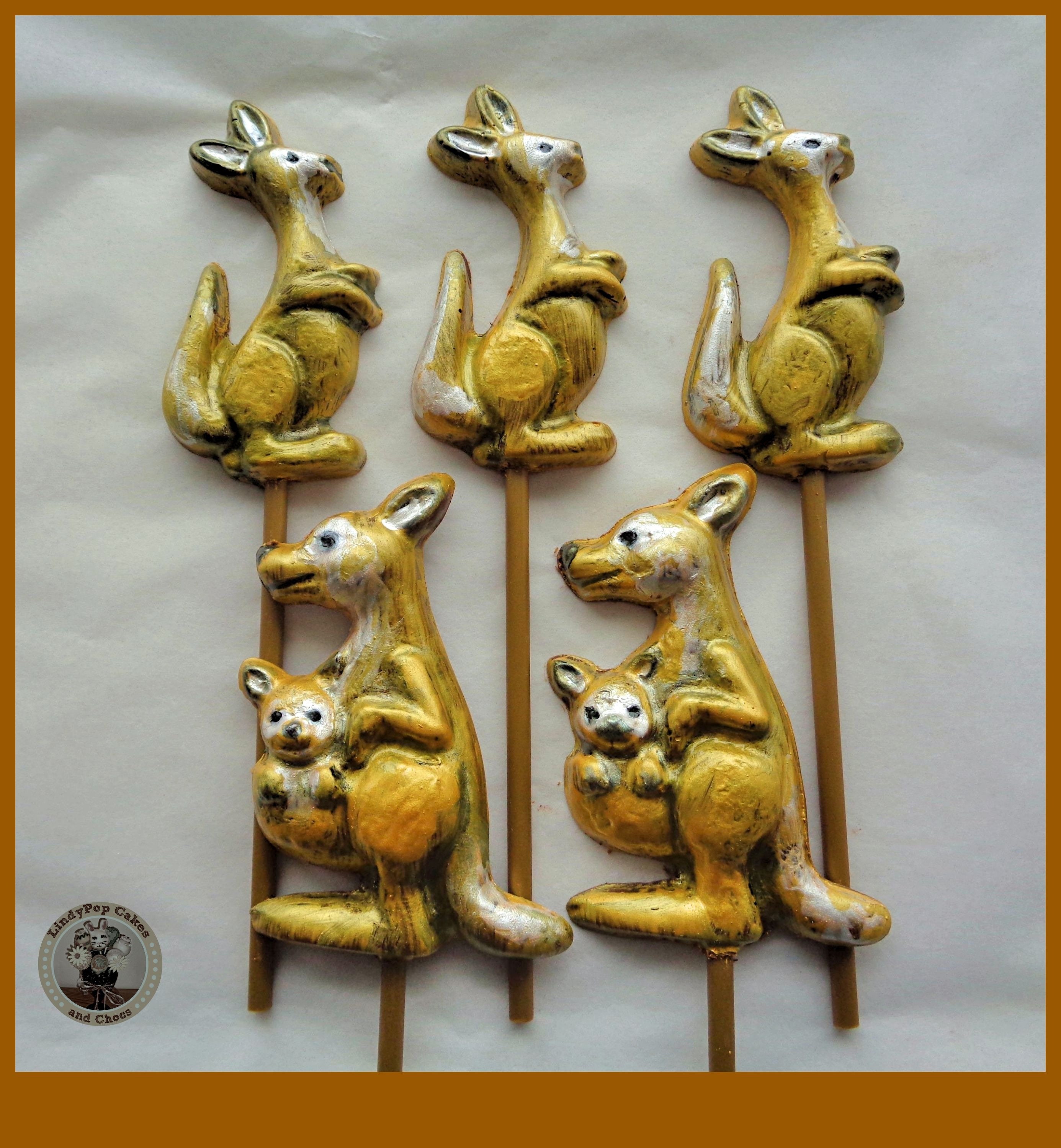 Kangaroo Gift Chocolate Kangaroo Lolly/edible - Etsy